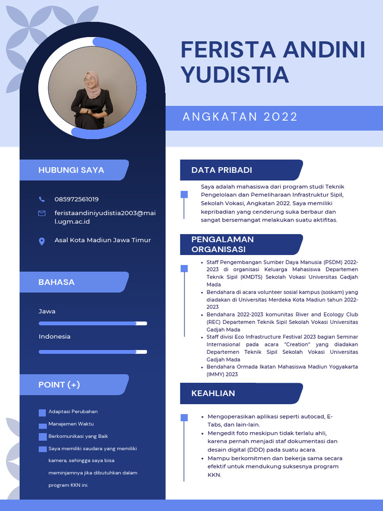 Ungu Minimalis Profesional CV Resume Daftar Riwayat Hidup - 20250116 ...