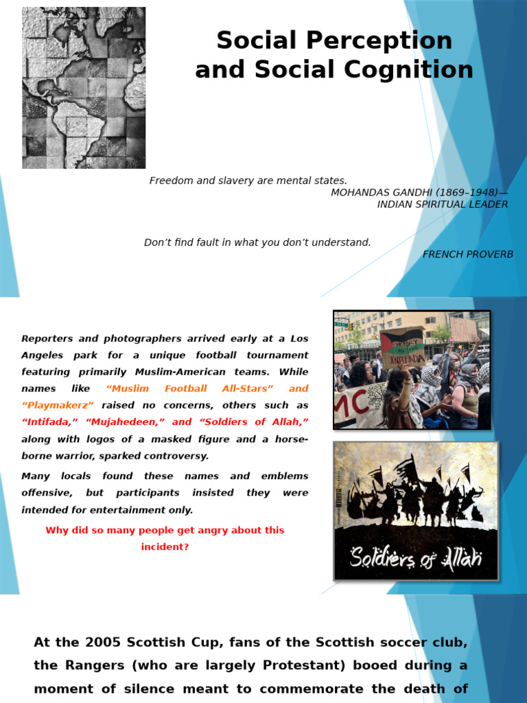 Chapter 10 Social Cognition Social Perception | PDF | Attitude (Psychology) | Thought