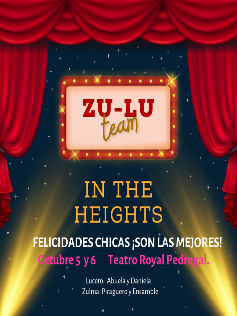 Lona Función de Teatro | PDF