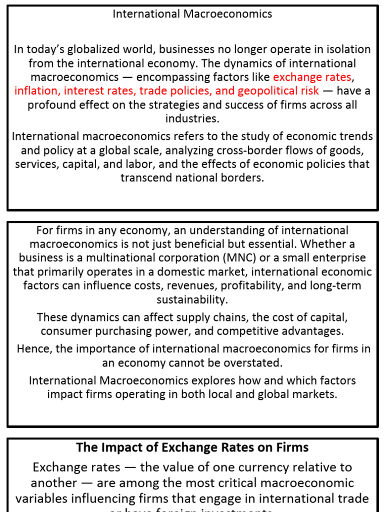 Chapter 7 International Macroeconomics | PDF | Interest Rates ...
