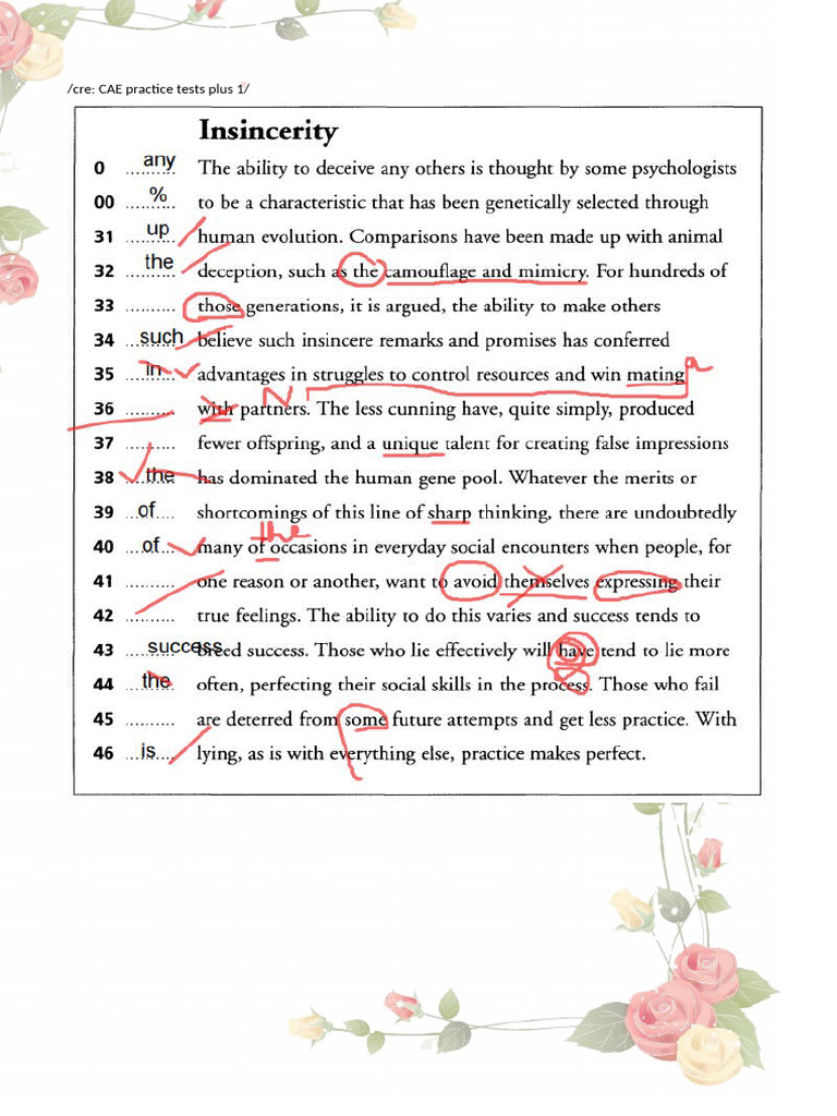 cre: CAE Practice Tests Plus 1 | PDF