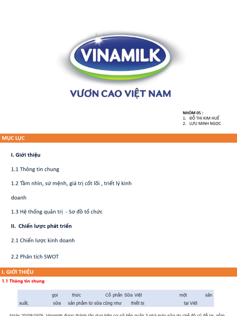 NHOM_05_VINAMILK | PDF