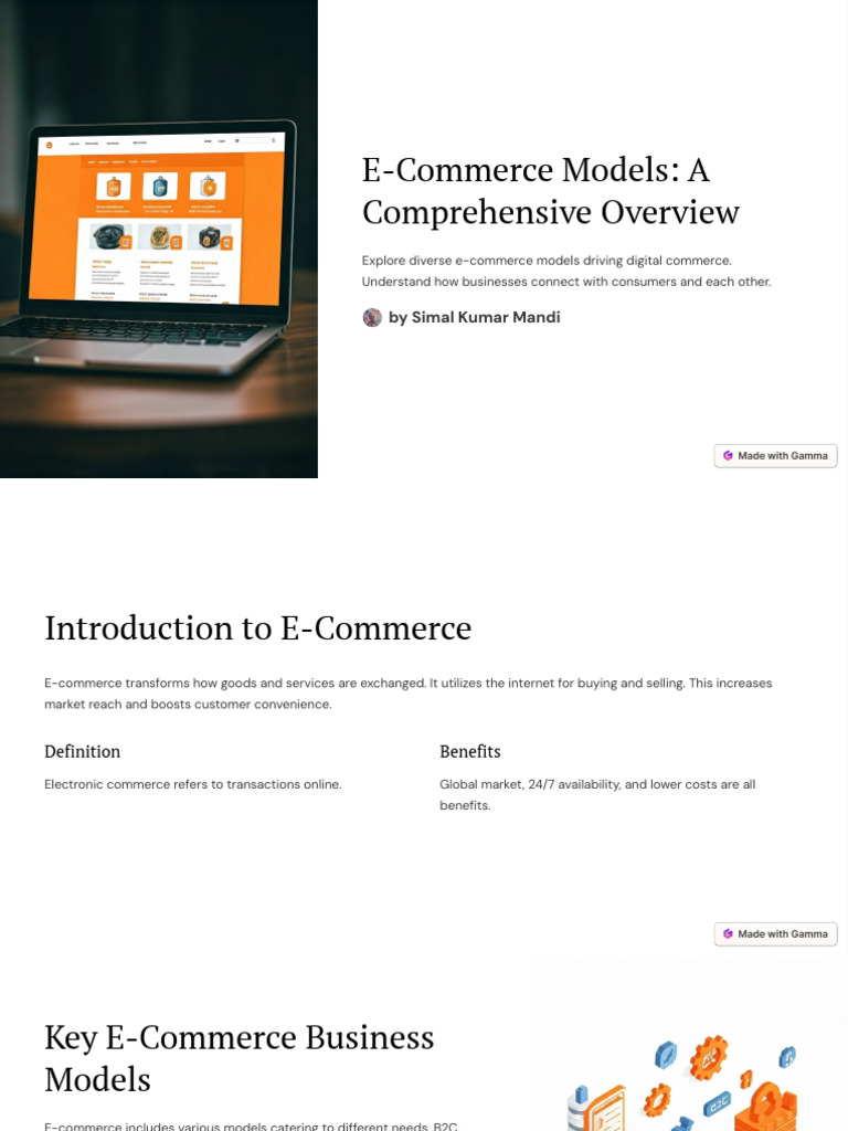E Commerce Models a Comprehensive Overview | PDF | E Commerce | Retail