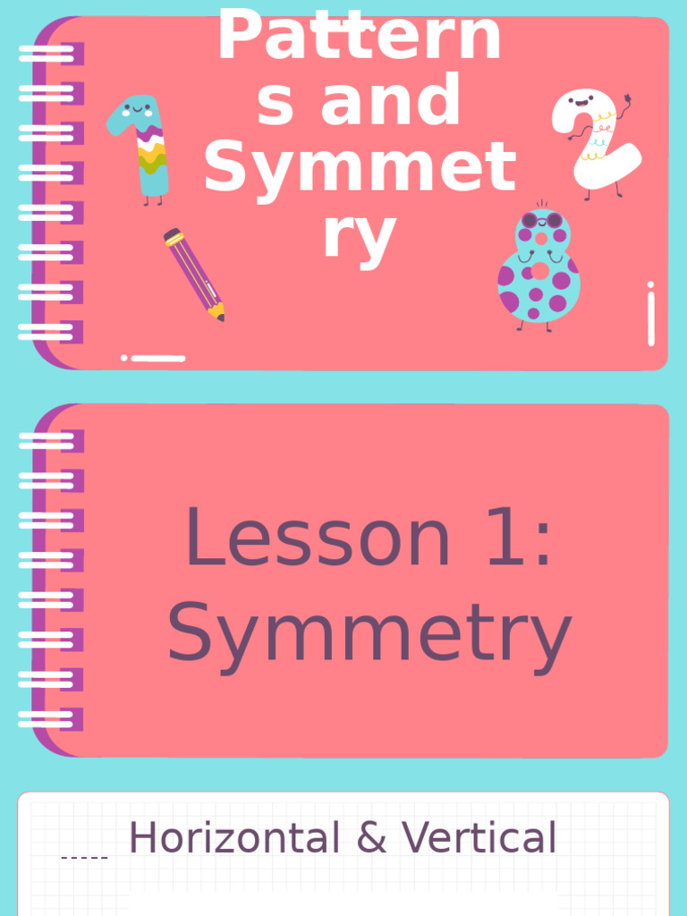 Patterns and Symmetry for Class 4 | PDF | Symmetry | Bottle