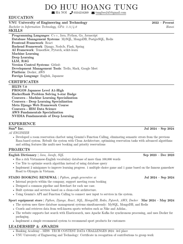 My_Cv | PDF | Databases | Mongo Db