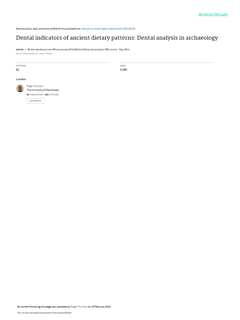 Dental indicators | PDF | Periodontology | Human Tooth