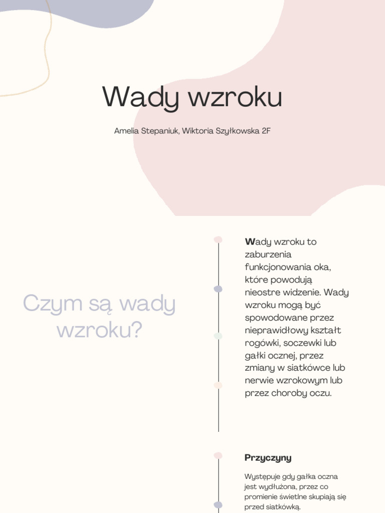 Wady Wzroku | PDF
