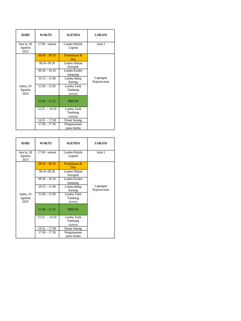 RD - 17 - Agustus Editan Perleng | PDF