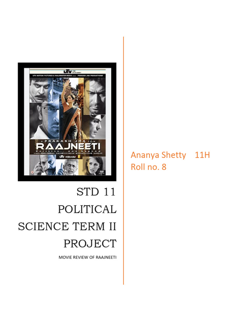 Political Science Term 2 Project 11th | PDF