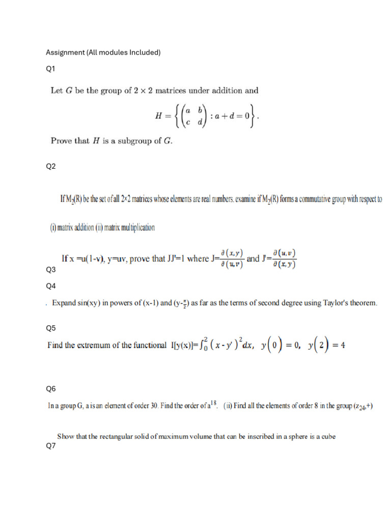 Assignment All Modules Mixed | PDF