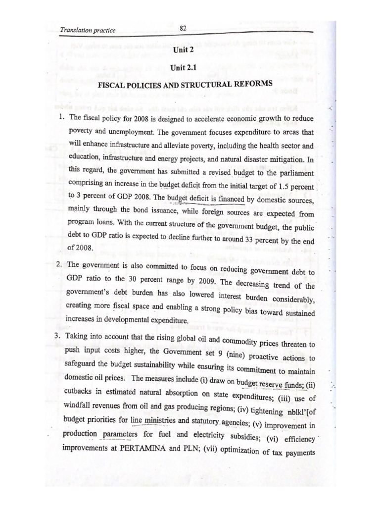 BD2 Topic-4 Unit-2.1 Fiscal-Policy Text | PDF