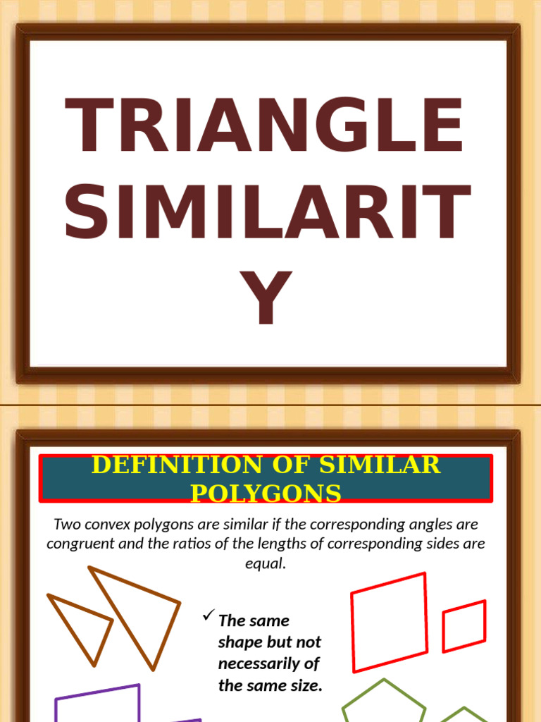Lesson 3.2.1_Triangle Similarity AAA AA SAS SSS | PDF | Triangle ...