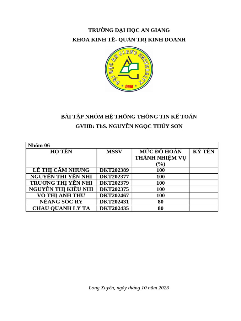 bài tập HTTK | PDF