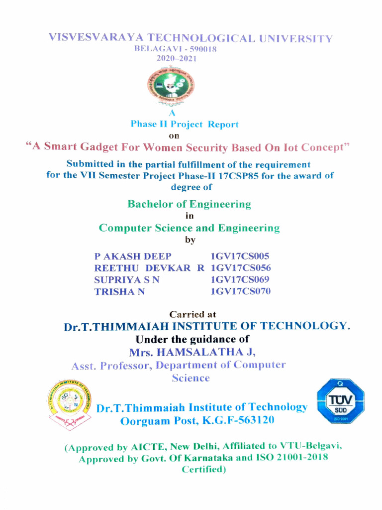 2020-21-CSE-Project-Report | PDF | Personal Identification Number ...