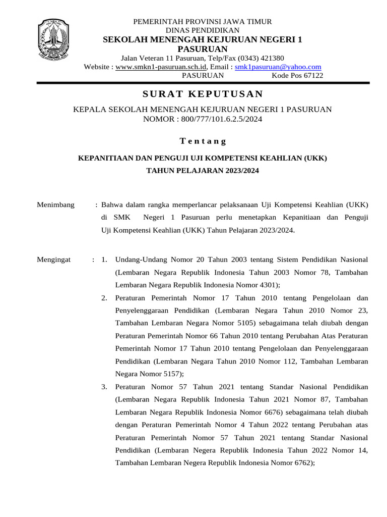 SK Ukk 2023-2024 | PDF