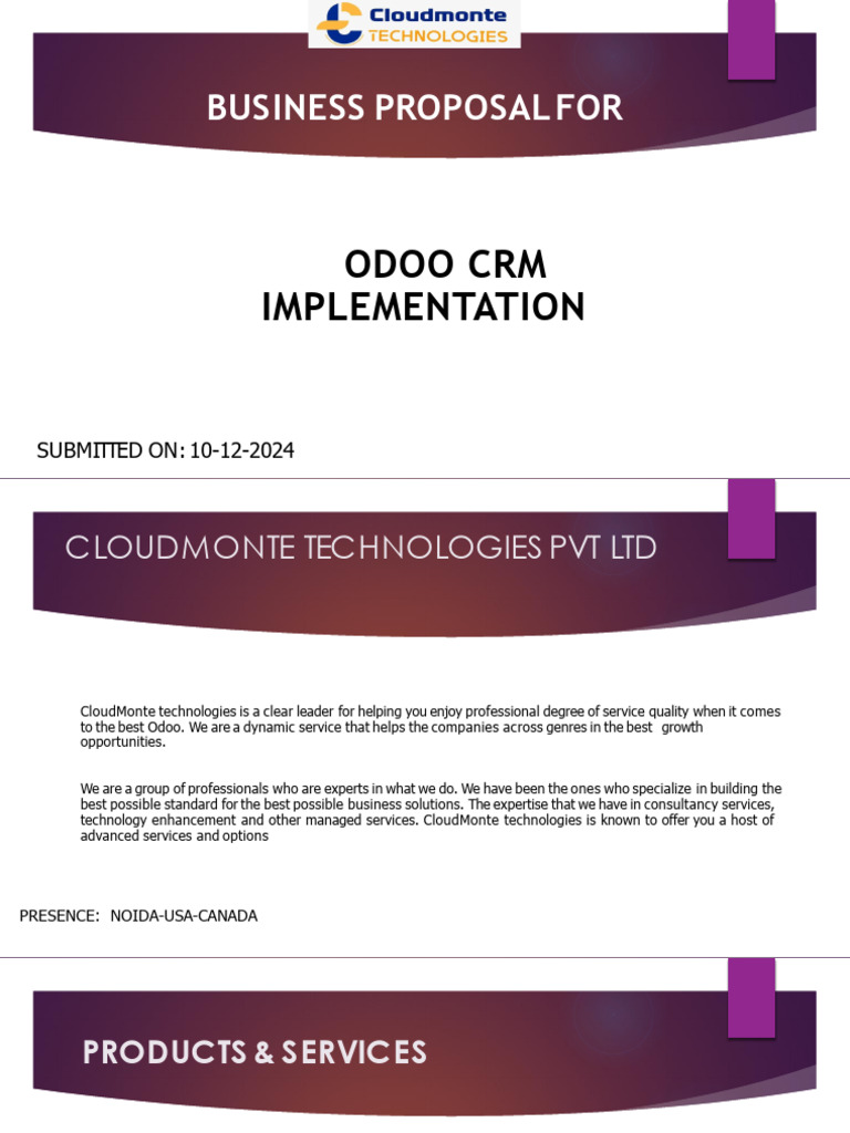 Odoo_CRM_Proposal_The Park Hotel | PDF | Enterprise Resource Planning ...