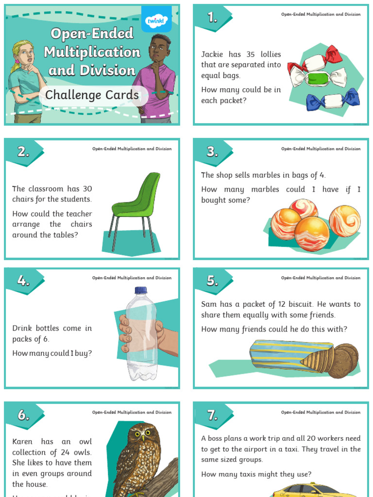 Au N 2548868 Open Ended Multiplication and Division - Ver - 3 | PDF