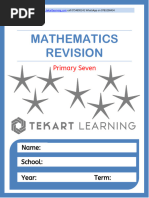 P.5 Mathematics Lesson Notes Term 1 | PDF | Numbers | Probability