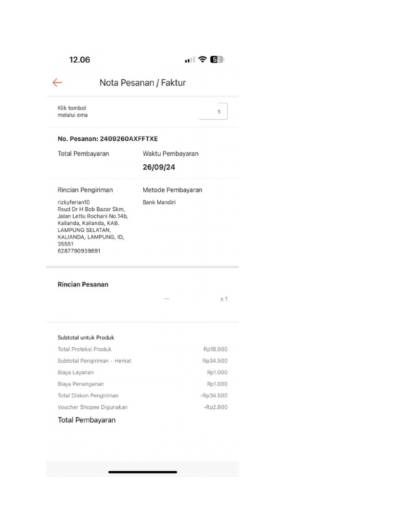No. Pesanan: 240926FU0SW3MY: Software Qlast 4 Atau 5 Antrian Syst | PDF