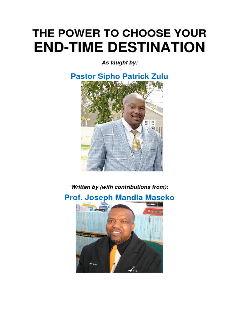 END TIME DESTINATION Written by With Con | PDF | Paul The Apostle | Gentile