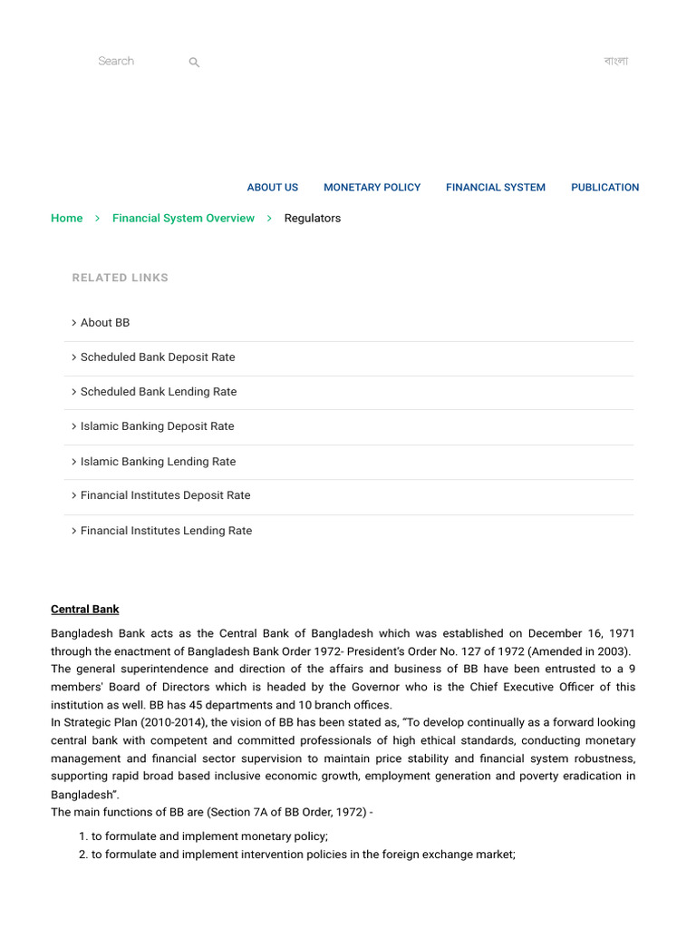 2. Regulators | PDF | Securities (Finance) | Banks