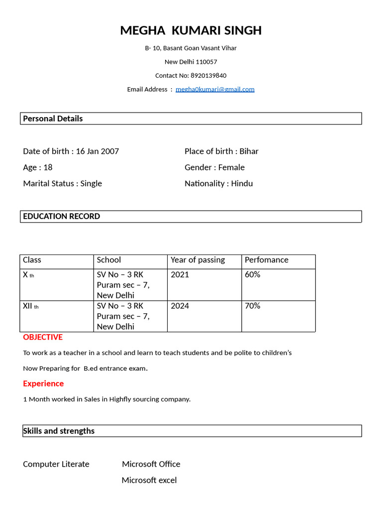 Megha Kumari Singh | PDF