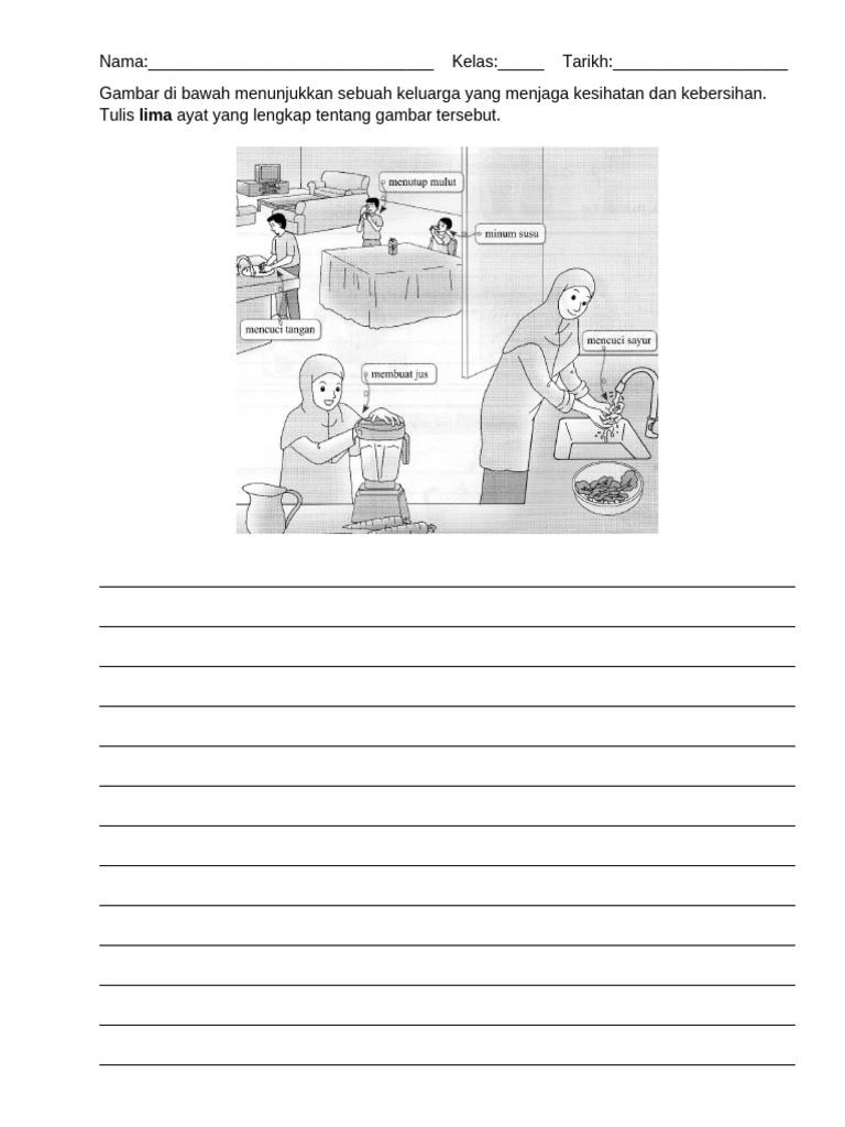 A Tema 2 Kesihatan Dan Kebersihan | PDF