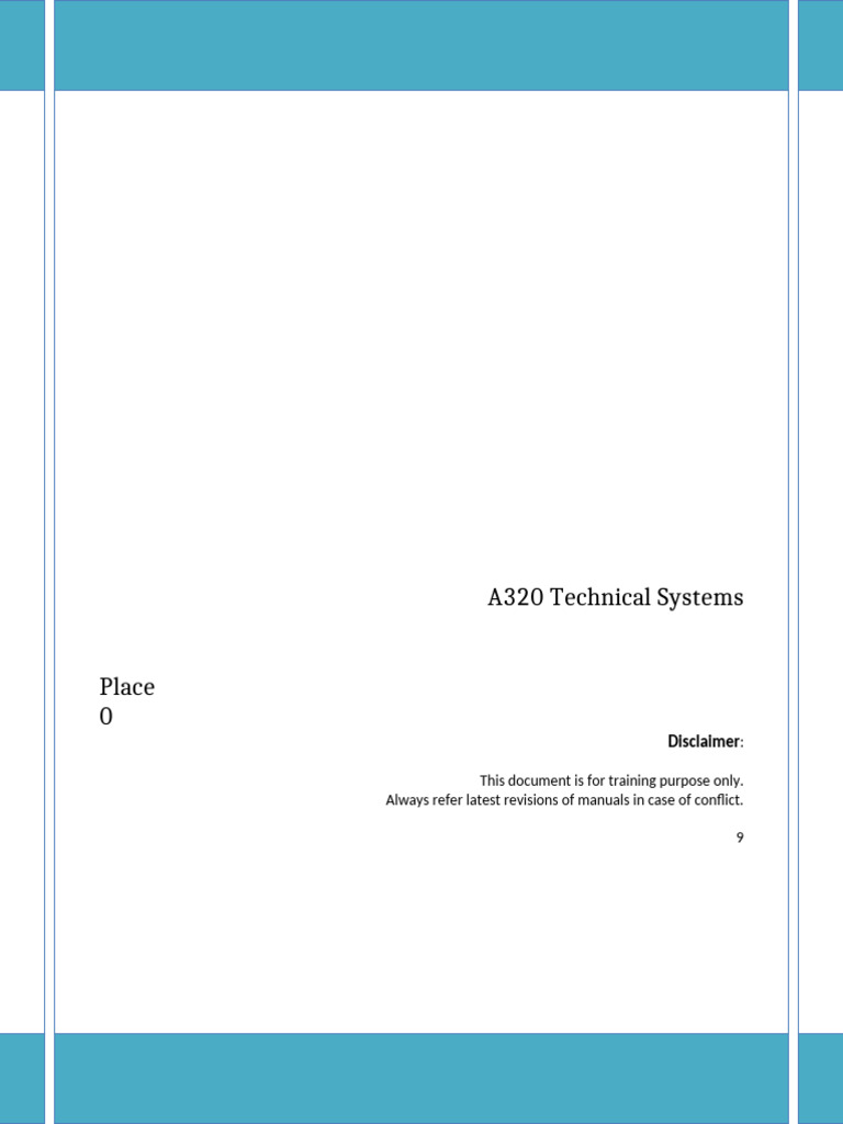 A320 Technical Systems Overview | PDF | Valve | Aviation