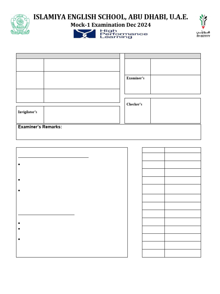 ICT Mock Exam Paper for Grade X | PDF | Paragraph | Comma Separated Values