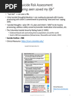 SAFE-T Protocol with C-SSRS Guidelines | PDF | Suicide | Self Harm