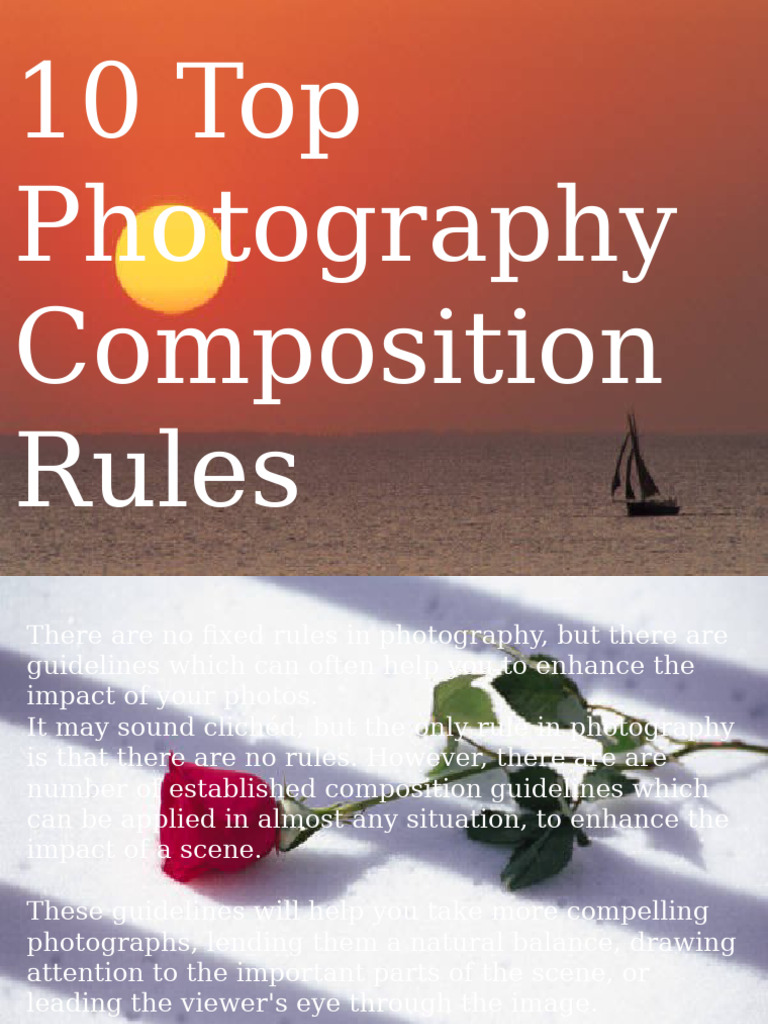 10 Top Presentation | PDF | Composition (Visual Arts) | Photograph