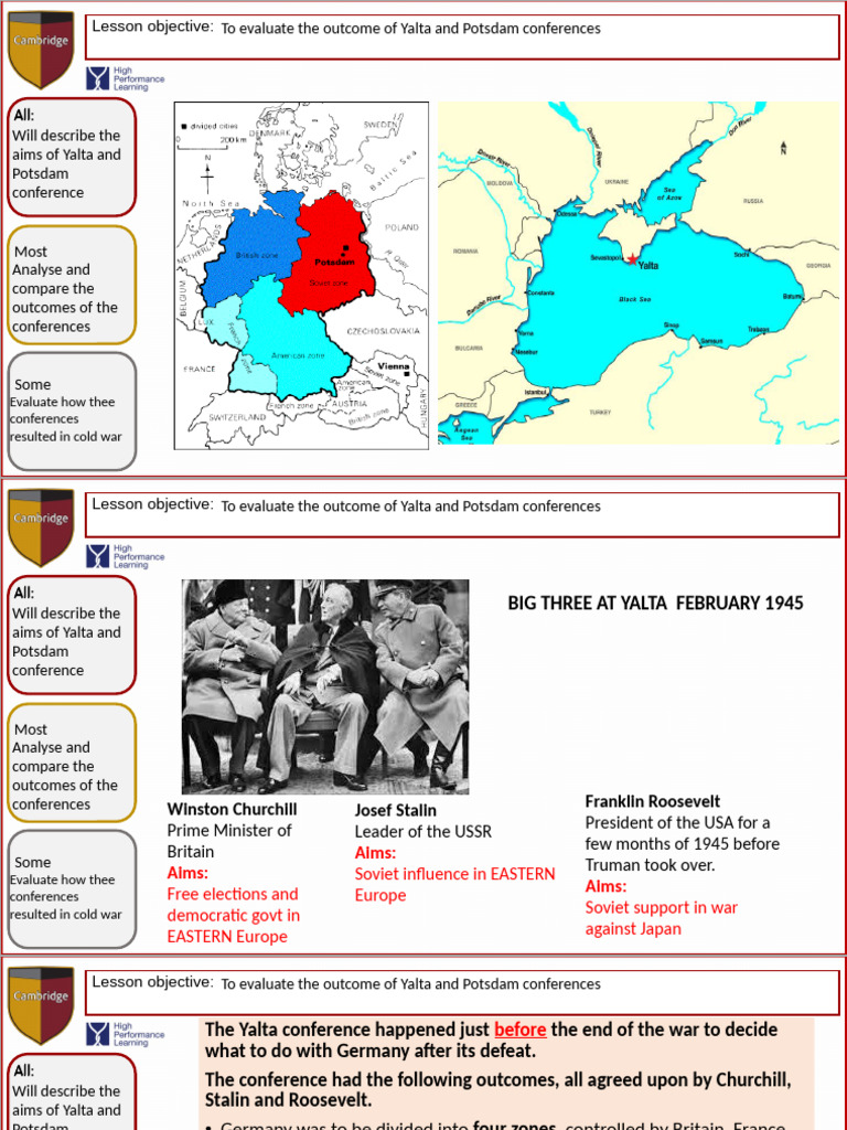 Cold War Yalta and Potsdam 002 | PDF | Global Conflicts | Foreign ...