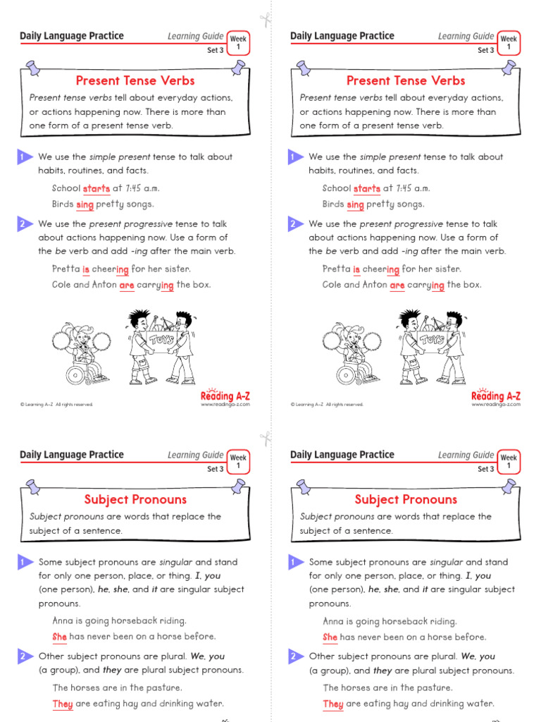 dlp_g3_wk1_learning_guide | PDF | Grammatical Number | Subject (Grammar)
