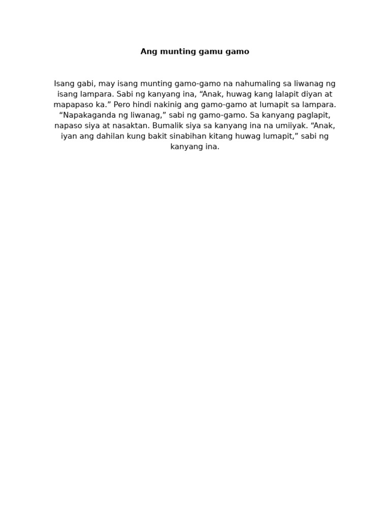 Gamu Gamu | PDF