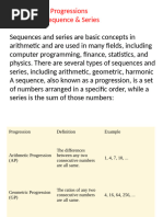 AP GP Formulas With Examples | PDF | Arithmetic | Mathematical Objects