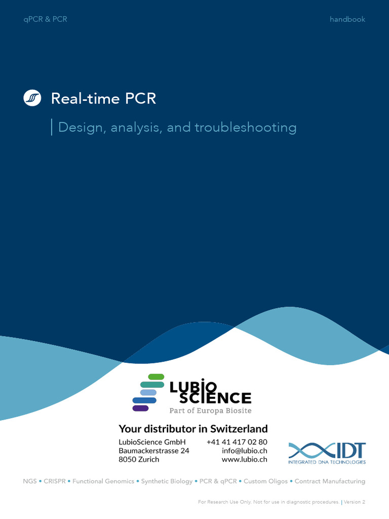 IDT-Handbook_Real-time_qPCR_Lubio_2024 | PDF | Real Time Polymerase Chain Reaction | Reverse ...