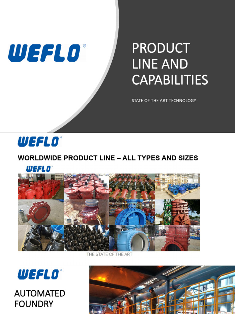 Weflo Product Line Overview | PDF | Valve | Foundry