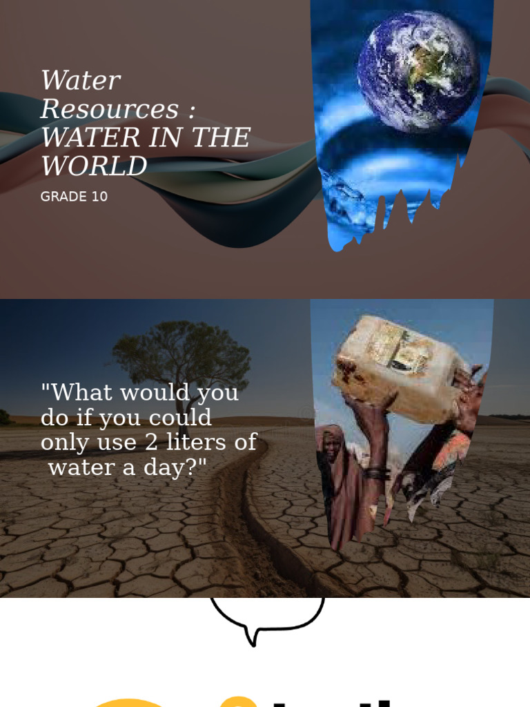 Water in The World GR 10 Crit Visit. | PDF | Water | Ice