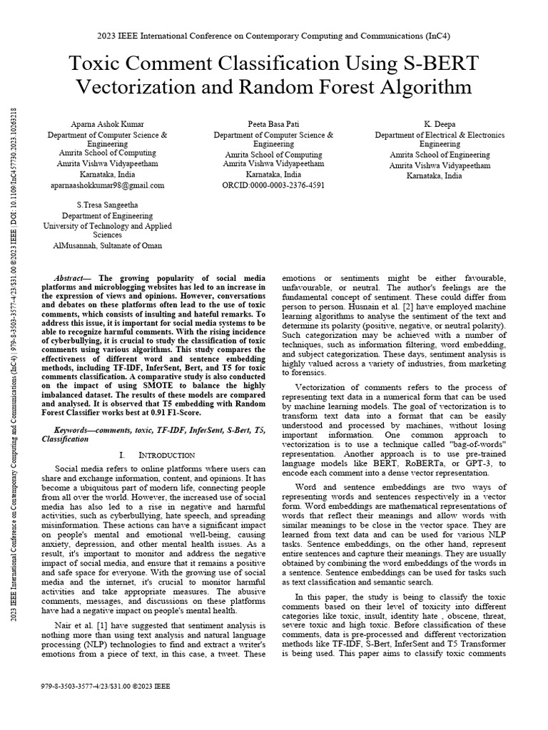 Toxic_Comment_Classification_Using_S-BERT_Vectorization_and_Random_Forest_Algorithm | PDF ...