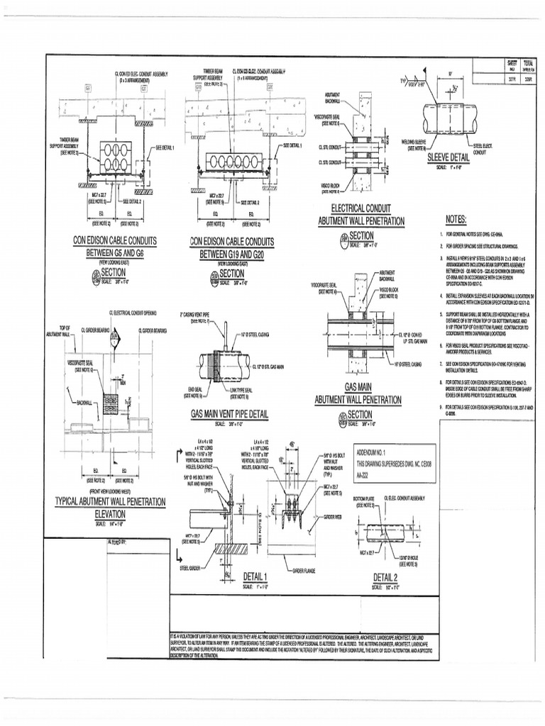 Steel Bridge Utility Support Details | PDF | Mechanical Engineering