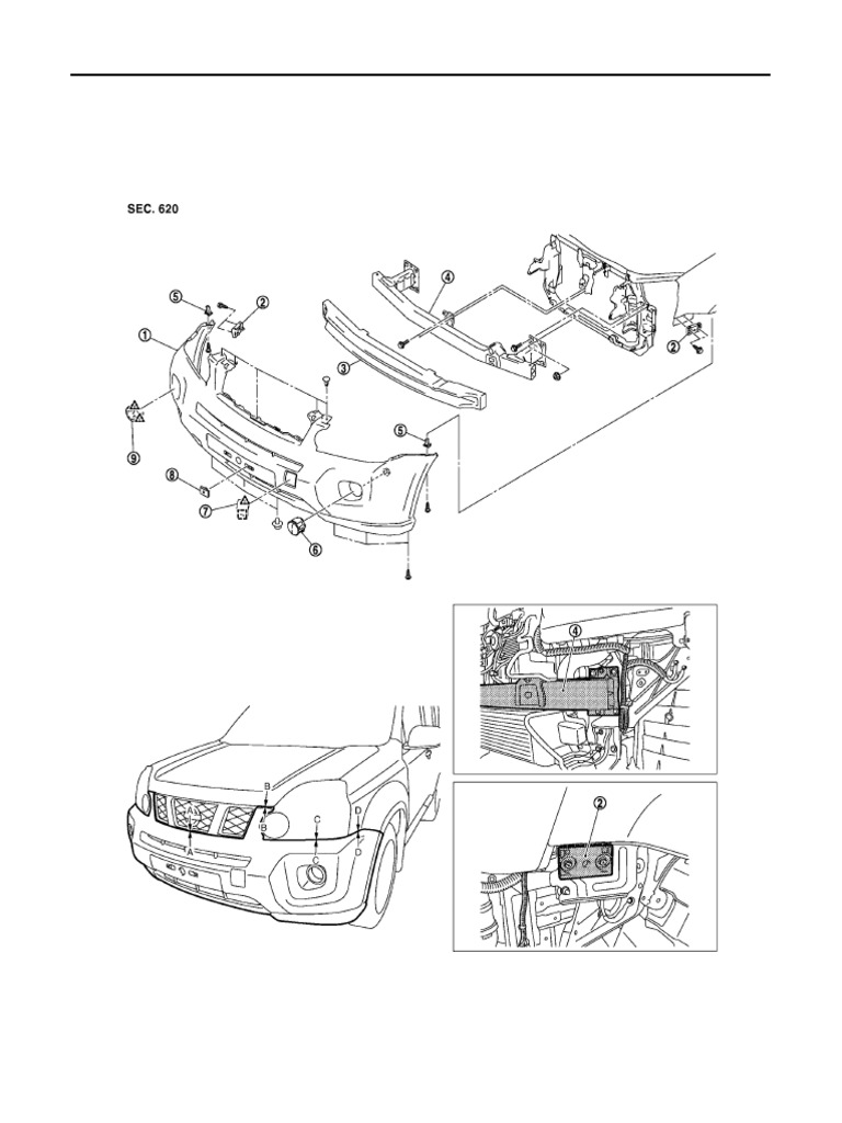 Front Bumper On-Vehicle Repair Guide | PDF | Rear Wheel Drive Vehicles ...