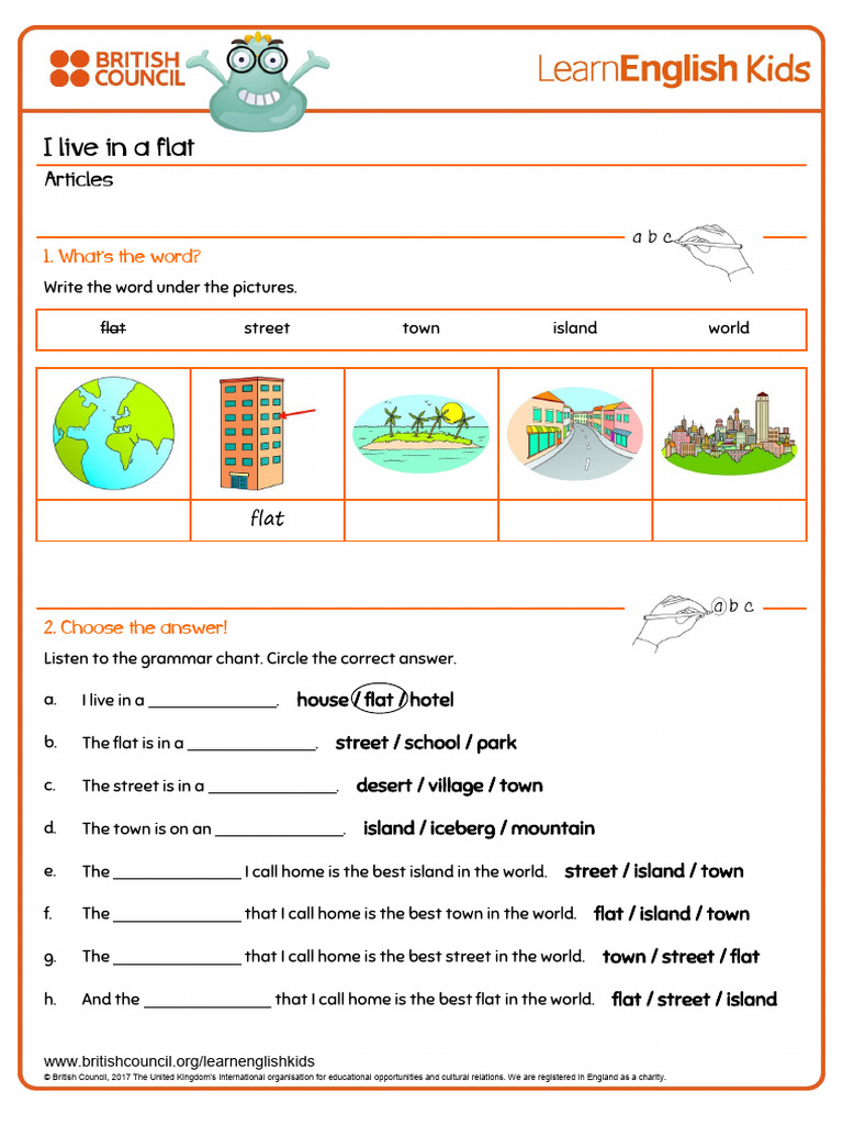 Learn English: Living in a Flat | PDF