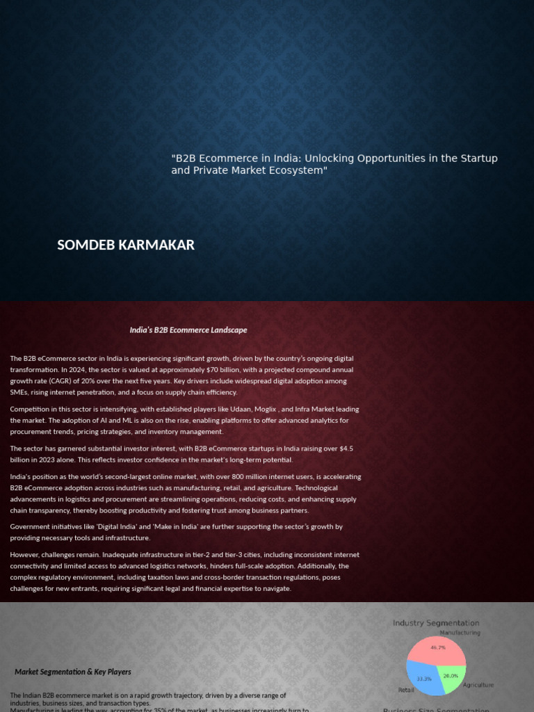 Somdeb Karmakar Assignment | PDF | E Commerce | Market (Economics)