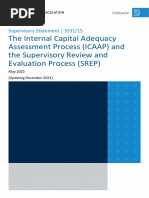 ICAAP Guidelines for Capital Adequacy | PDF | Stress Test (Financial ...