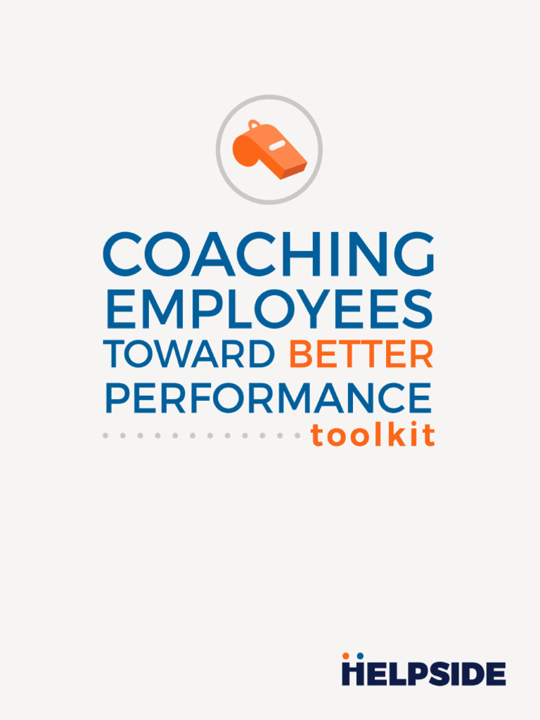 8 Coaching Employees Toward Better Performance | PDF | Communication | Bias