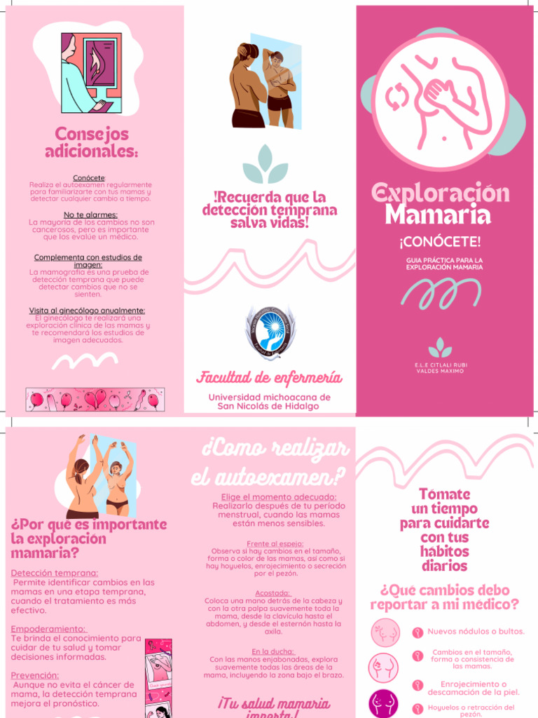 Tríptico Exploración Mamaria | PDF