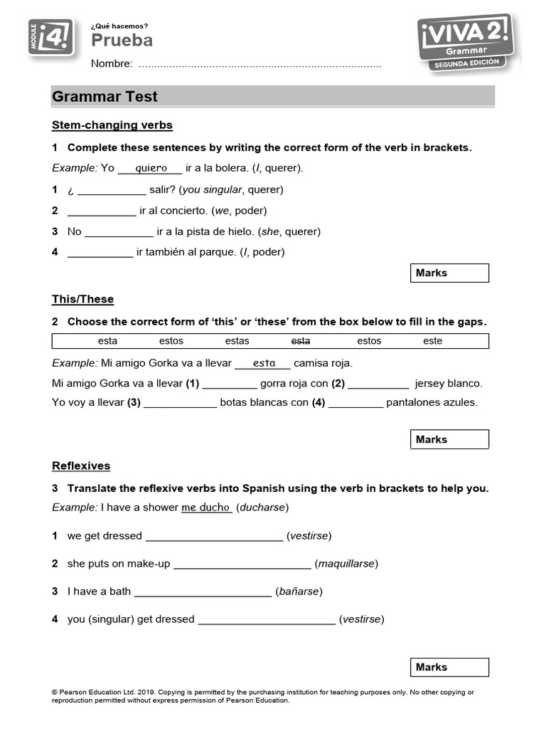 Viva2 2ndedition Ap m4 Grammar | PDF