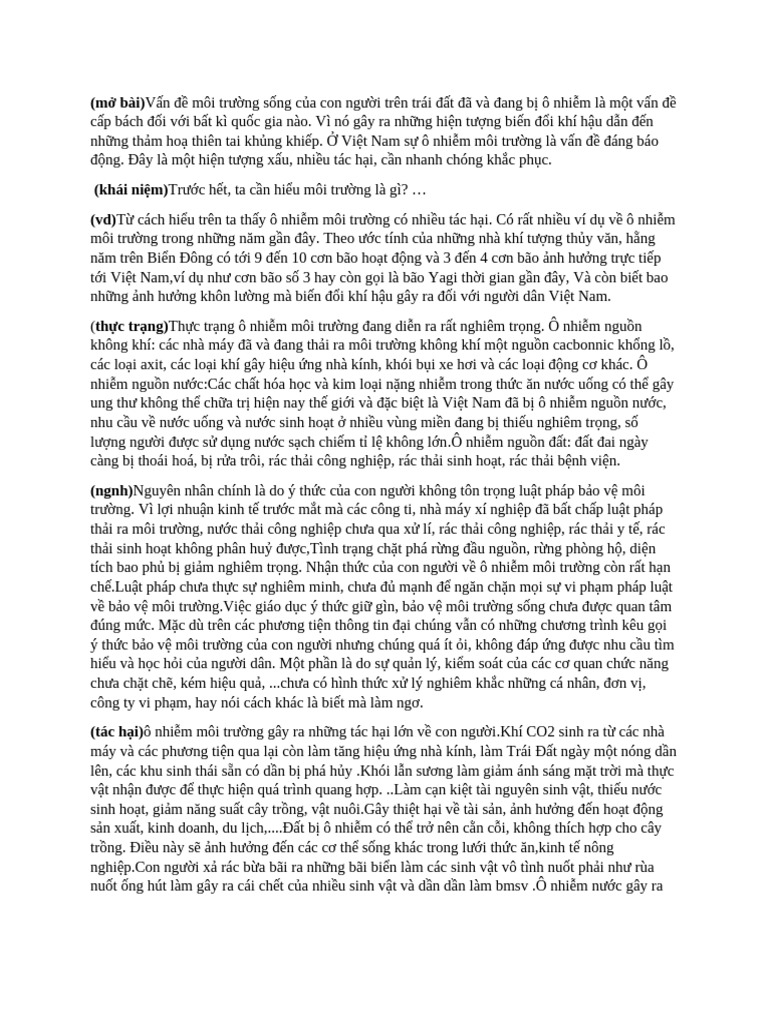 Văn BVMT | PDF