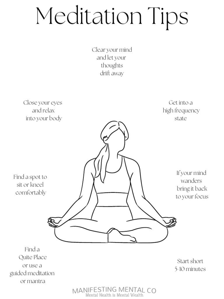 Economical Meditation Tip Sheet | PDF