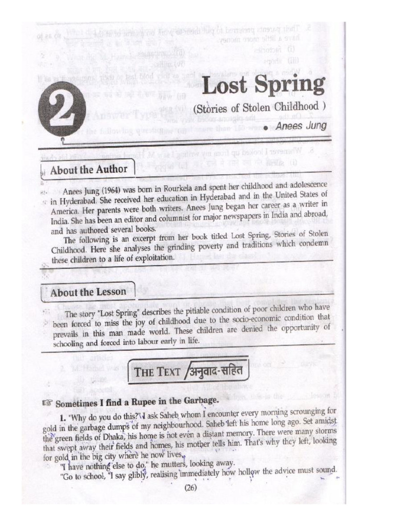 Lost Spring | PDF